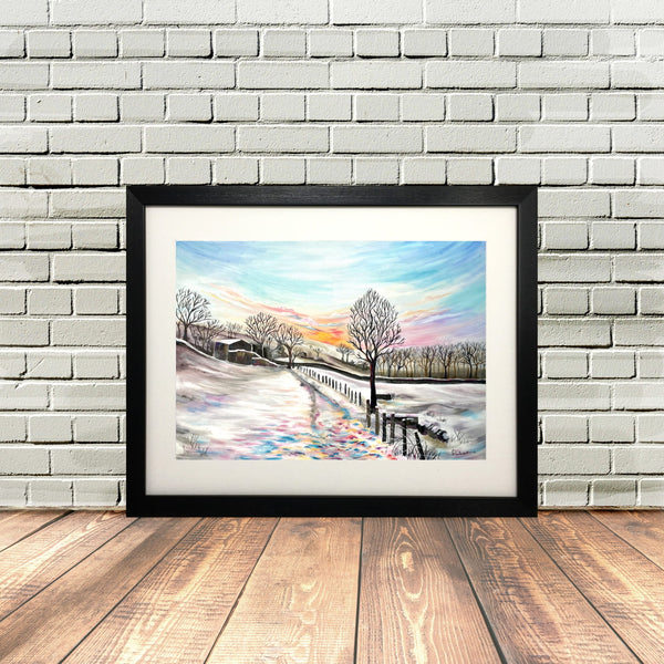 Railway Children Haworth print Painting Art - LighthouseLane