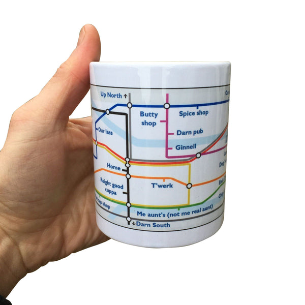 Yorkshire Tube Underground Mug - LighthouseLane